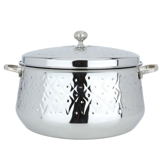 Al Saif Gallery Maglet Silver Embossed Food Container 7500 Ml | Jomla.ae
