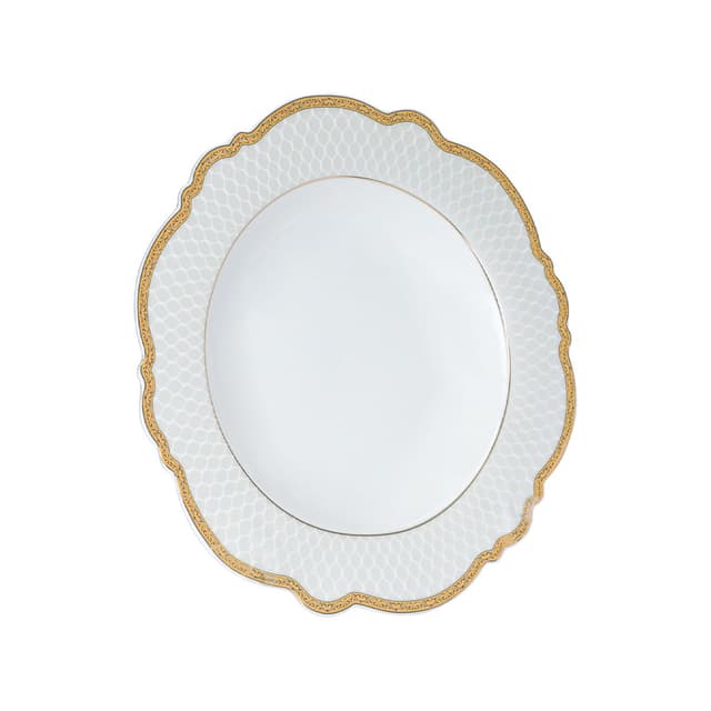Al Saif Gallery Gilded Porcelain Dining Set 65 Pieces | Jomla.ae