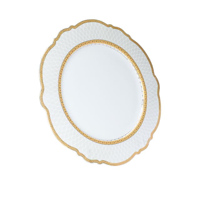Al Saif Gallery Gilded Porcelain Dining Set 65 Pieces | Jomla.ae