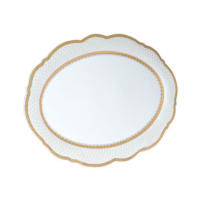 Al Saif Gallery Gilded Porcelain Dining Set 65 Pieces | Jomla.ae