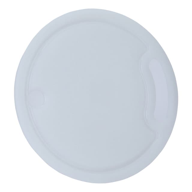 Al Saif Gallery Small White Round Plastic Cutting Board | Jomla.ae