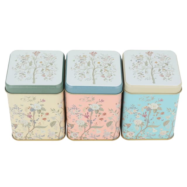 Order Al Saif Gallery Colorful Square Metal Cans Set 3 Pieces Now ...