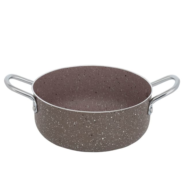 Al Saif Gallery Red Flam Light Brown Granite Pot 14 Cm | Jomla.ae