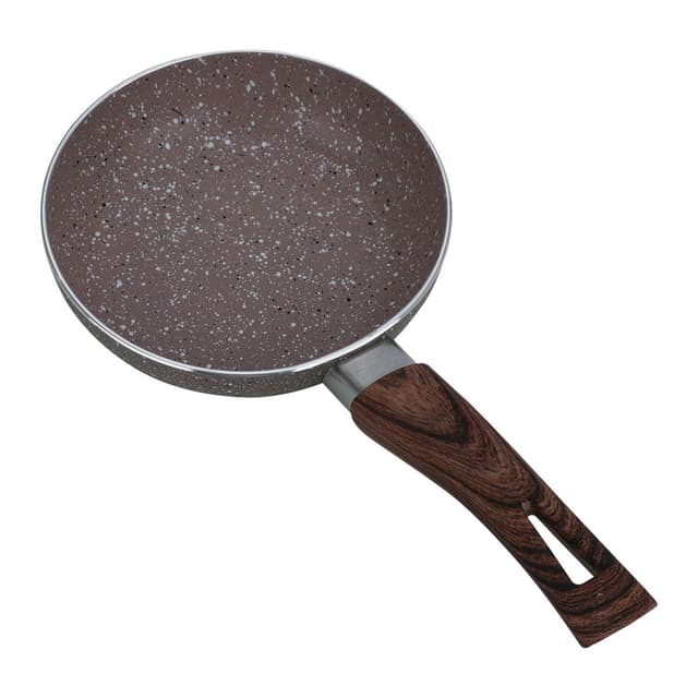Al Saif Gallery Granite Pan Brown With Wood Hand 10Cm | Jomla.ae