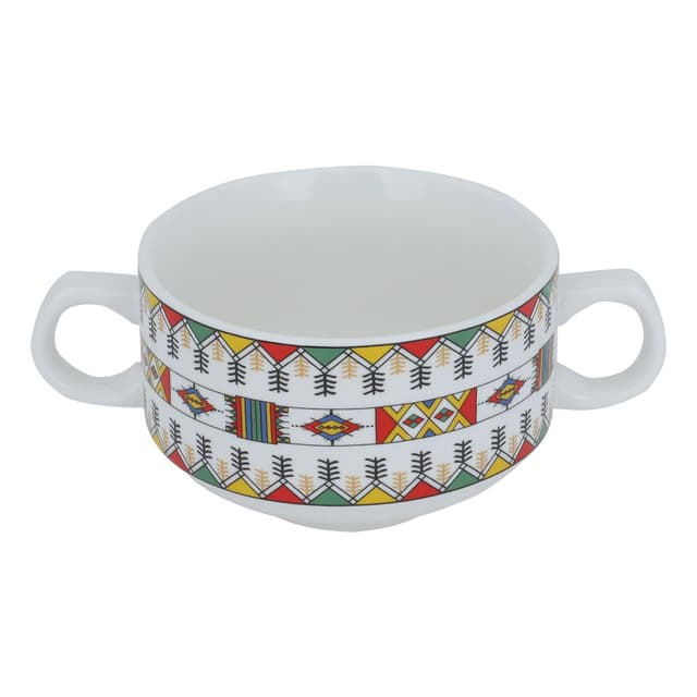 Al Saif Gallery Asiri Porcelain Soup Set 15 Pieces | Jomla.ae