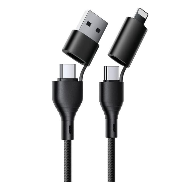 IQ Touch Nylon Braided Pd 1.0M 4In1 Cable | Jomla.ae