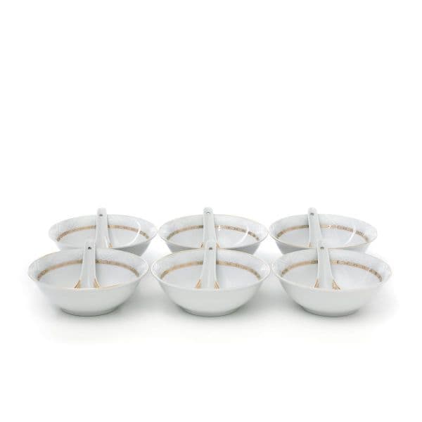 Al Saif Gallery Silver Stripe Porcelain Dining Set 65 Pieces | Jomla.ae
