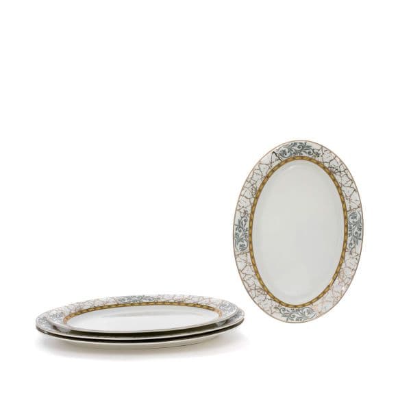 Al Saif Gallery Porcelain Dinner Set, 86 Pieces | Jomla.ae