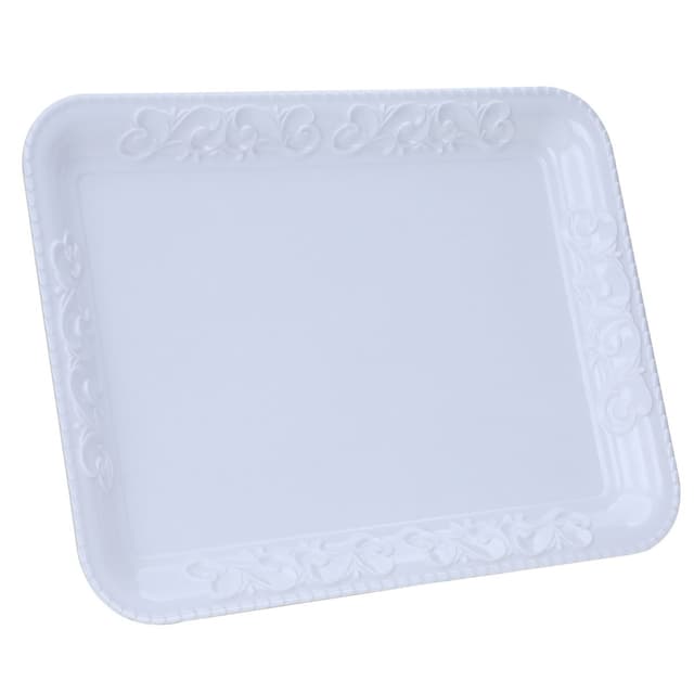 Al Saif Gallery White Melamine Rectangular Serving Dish | Jomla.ae