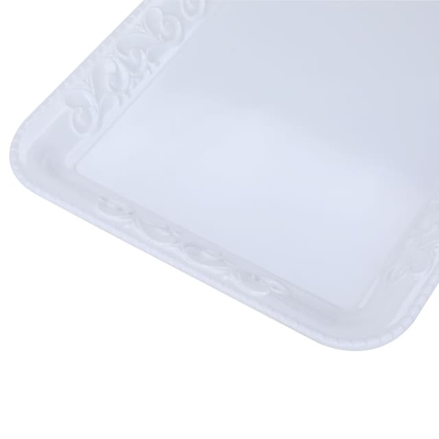 Al Saif Gallery White Melamine Rectangular Serving Dish | Jomla.ae