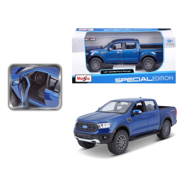 1:24 Sp (B) - 2019 Ford Ranger Met Blue Officially Licensed Scaled ...