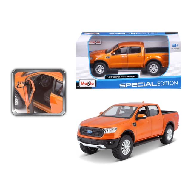 1:24 Sp (B) - 2019 Ford Ranger Met Orange Officially Licensed Scaled ...