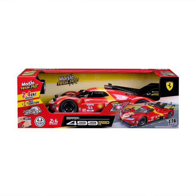 1:16 Rc Ferrari 499P Lmh (2023 24H Le Mans Champion) (Usb Rechargeable ...