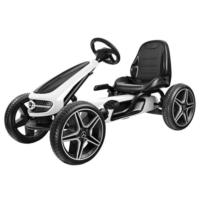 Myts Pedalling Go Kart Racer Mercedes-Benz - White | Jomla.ae