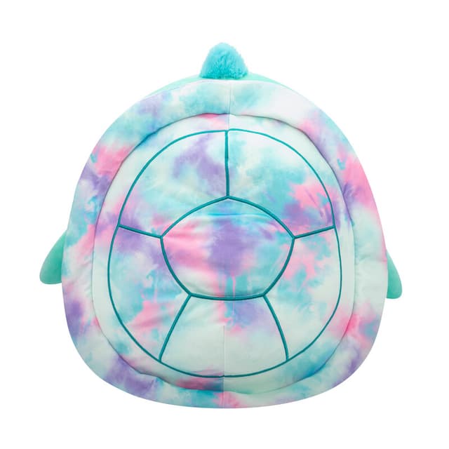 Squishmallows Large Plush 16 inch Cascade Teal Turtle with Tie-Dye ...