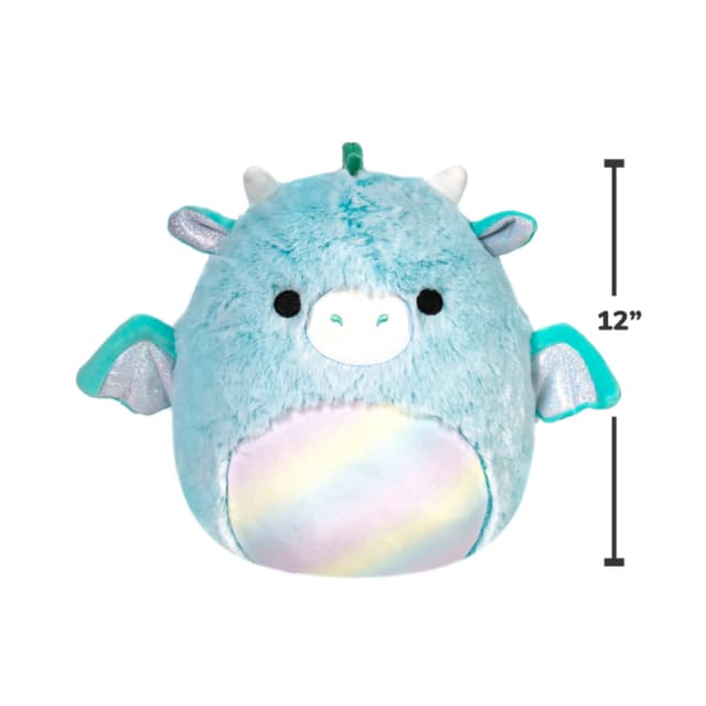 12 inch Fuzzamallows Medium Plush Lorelai Teal Dragon Officially ...
