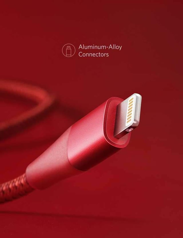 Order Anker Powerline+ Ii Lightning Cable 6ft Un - Red ( Offline ) Now ...