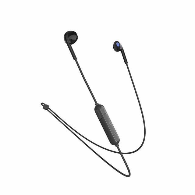 Order porodo soundtec wireless around neck earbuds black Now! | Jomla.ae
