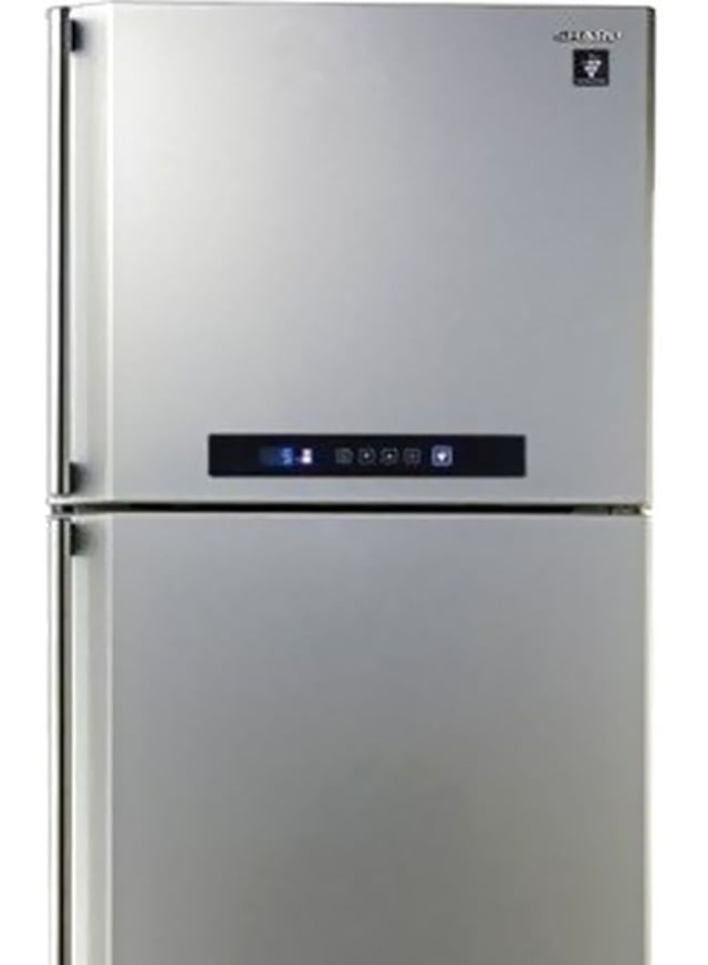 Order SHARP Double Door Refrigerator 450 l SJ58CSL Silver Now! | Jomla.ae
