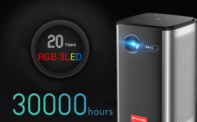 Order BYINTEK P70 Mini DLP Android Projector Now! | Jomla.ae