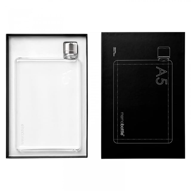 Order Memobottle A5 750mL - Clear/Silver [ M002R ] Now! | Jomla.ae