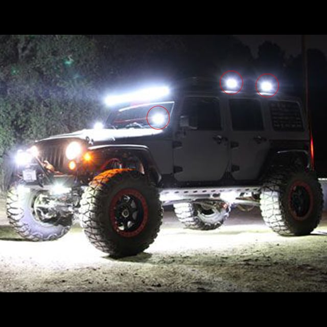 Order Toby's Jeep Wrangler R 54W Work Light Now! | Jomla.ae