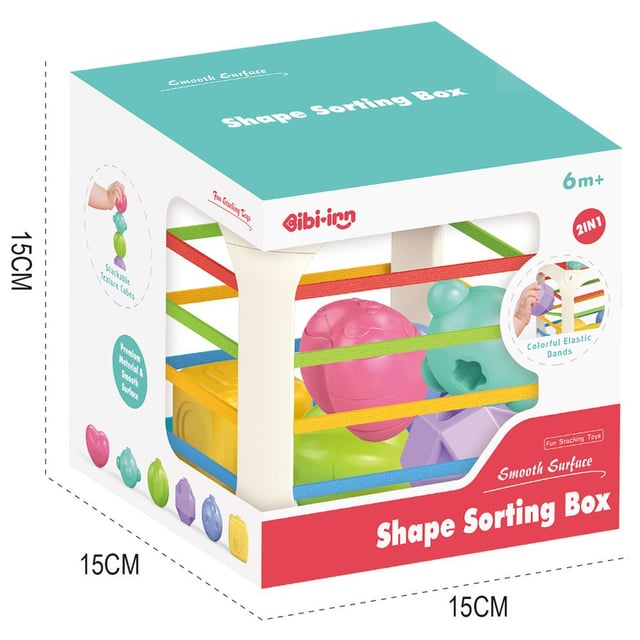 Order Ibi-Irn - 2 in 1 Shape Sorting Box Now! | Jomla.ae