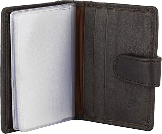 Order Flying Fossil Genuine Leather Hand-Crafted Card Holder ...