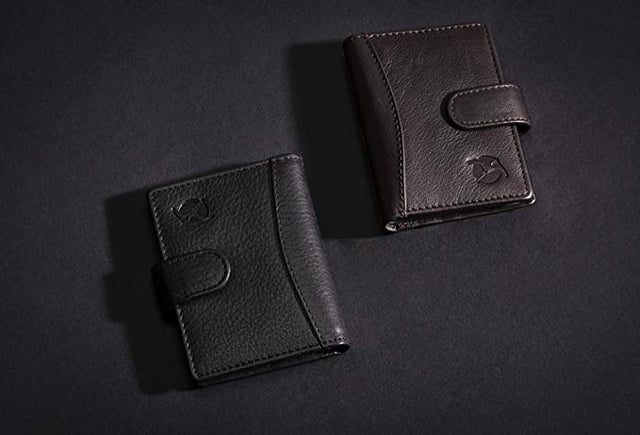 Order Flying Fossil Genuine Leather Hand-Crafted Card Holder ...